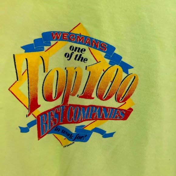 Shirts | Vintage Wegmans Employee Shirt Made In Usa 1996 Size Xl Top 10 ...